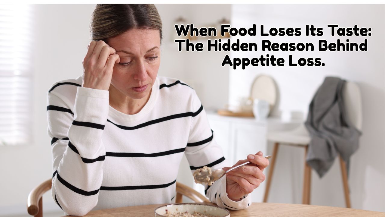 When Food Loses Its Taste: The Hidden Reason Behind Appetite Loss ...